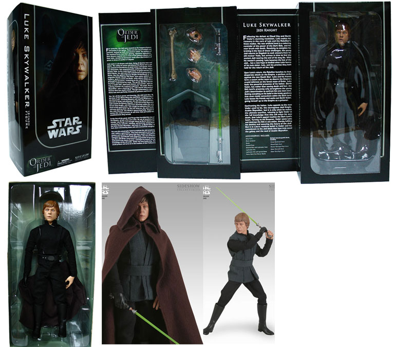 SideShow - STAR WARS - JEDI LUKE SKYWALKER 12 Inch Action Figure
