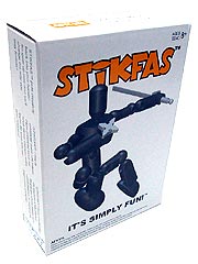 Stikfas - G2 Alpha Male Ninja Black Action Figure