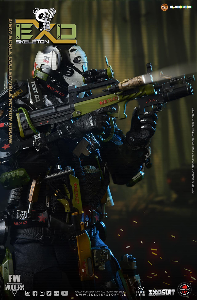 SOLDIER STORY - SS141 - 1/6 EXO-Skeleton Armor Suit Test -03 ''Panda ...