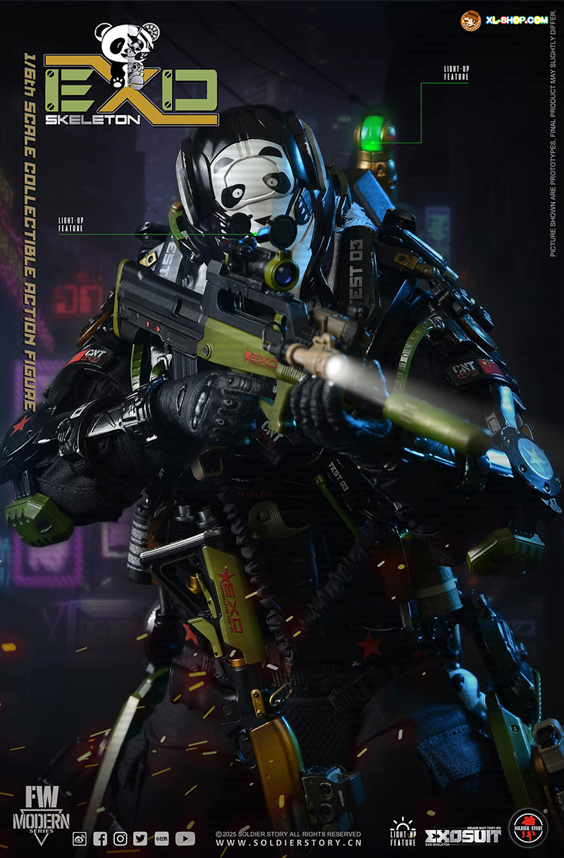 SOLDIER STORY - SS141 - 1/6 EXO-Skeleton Armor Suit Test -03 ''Panda ...