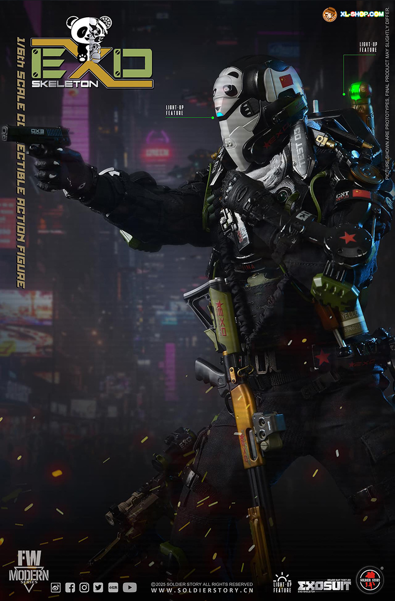 SOLDIER STORY - SS141 - 1/6 EXO-Skeleton Armor Suit Test -03 ''Panda ...