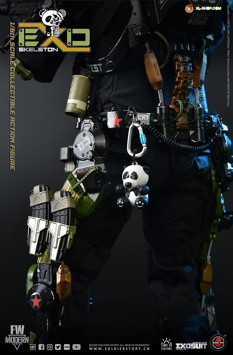 SOLDIER STORY - SS141 - 1/6 EXO-Skeleton Armor Suit Test -03 ''Panda ...