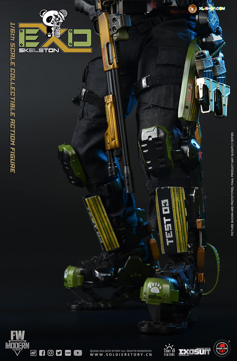 SOLDIER STORY - SS141 - 1/6 EXO-Skeleton Armor Suit Test -03 ''Panda ...