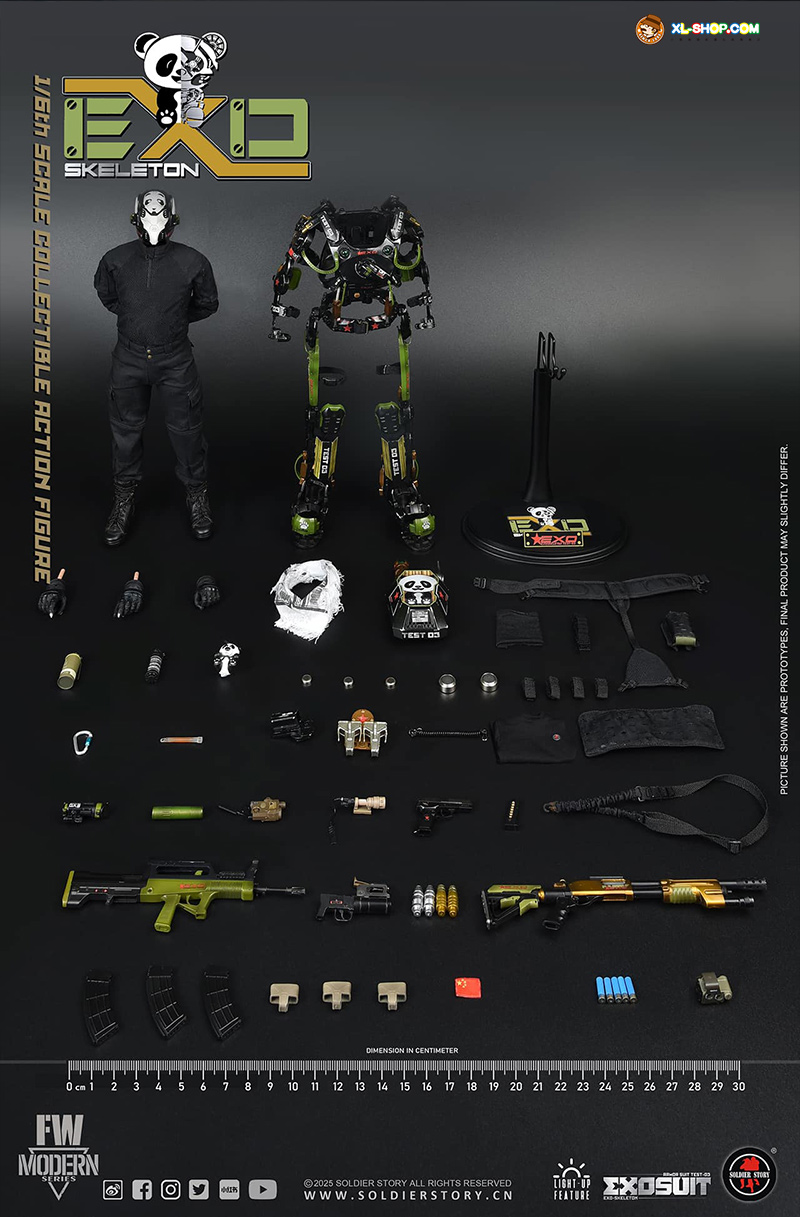 SOLDIER STORY - SS141 - 1/6 EXO-Skeleton Armor Suit Test -03 ''Panda ...