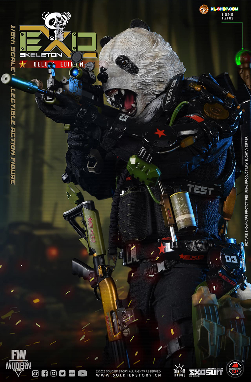 SOLDIER STORY - SS142 - 1/6 EXO-Skeleton Armor Suit Test -03 ''Panda ...