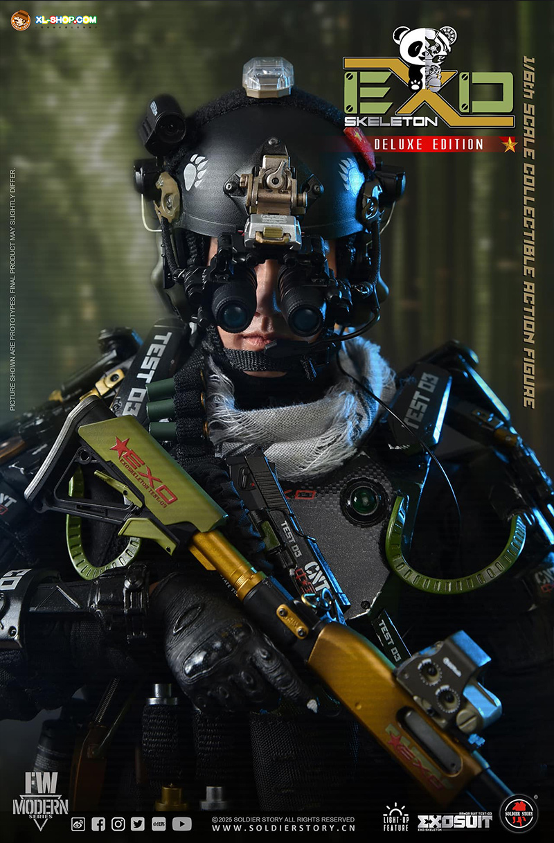 SOLDIER STORY - SS142 - 1/6 EXO-Skeleton Armor Suit Test -03 ''Panda ...
