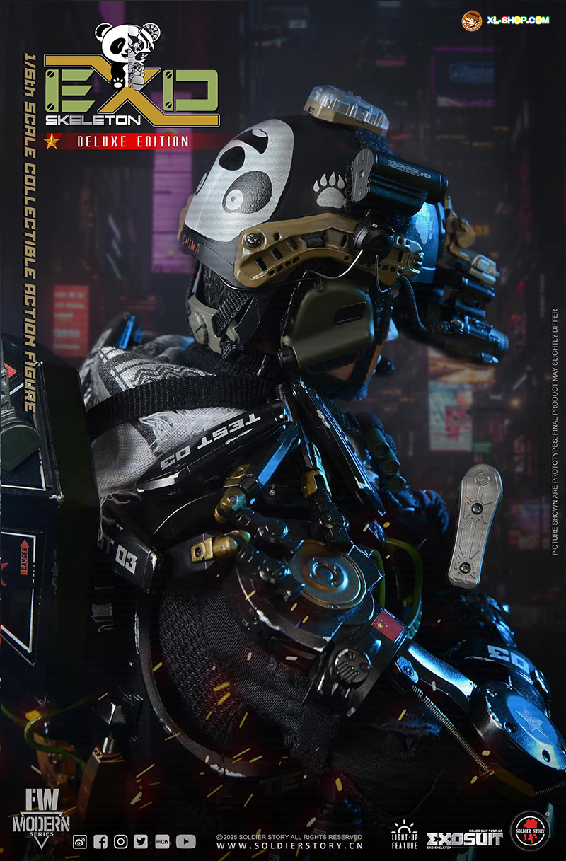 SOLDIER STORY - SS142 - 1/6 EXO-Skeleton Armor Suit Test -03 ''Panda ...