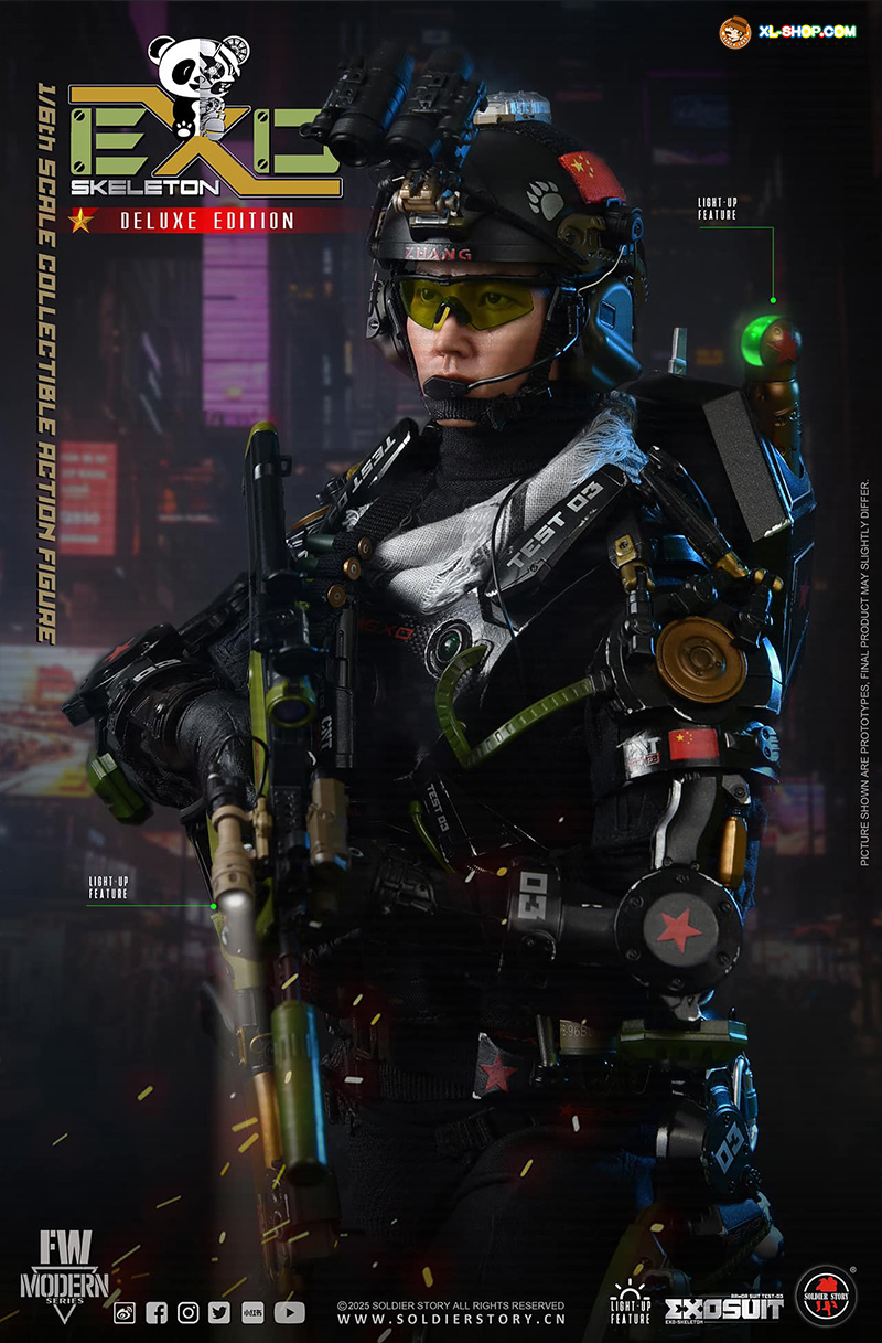 SOLDIER STORY - SS142 - 1/6 EXO-Skeleton Armor Suit Test -03 ''Panda ...