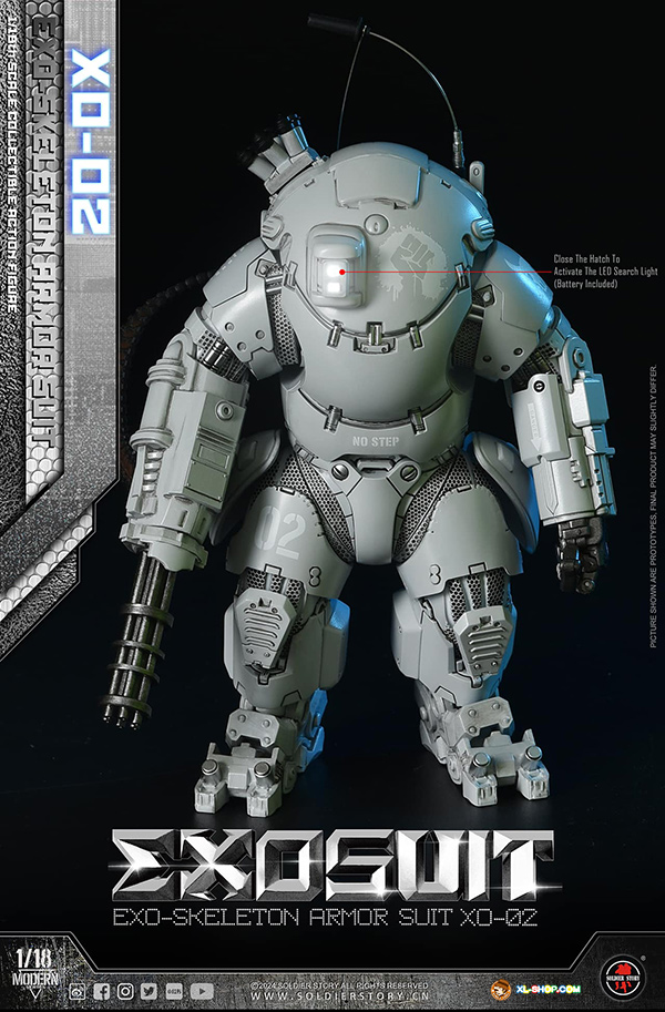 Soldier Story - SSE002 - 1/18 EXO-Skeleton Armor Suit - XO-02 Action ...