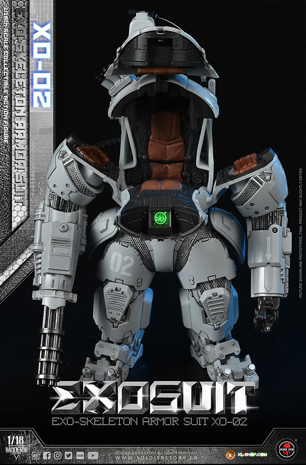 Soldier Story - SSE002 - 1/18 EXO-Skeleton Armor Suit - XO-02 Action ...