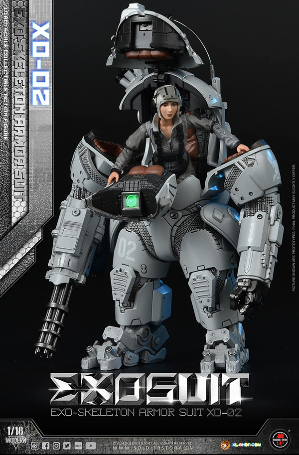 Soldier Story - SSE002 - 1/18 EXO-Skeleton Armor Suit - XO-02 Action ...