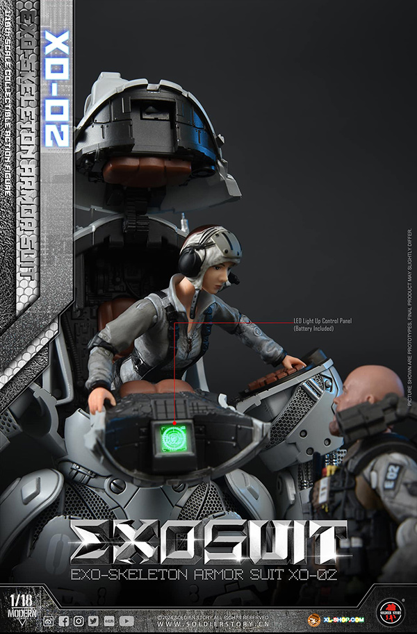 Soldier Story - SSE002 - 1/18 EXO-Skeleton Armor Suit - XO-02 Action ...