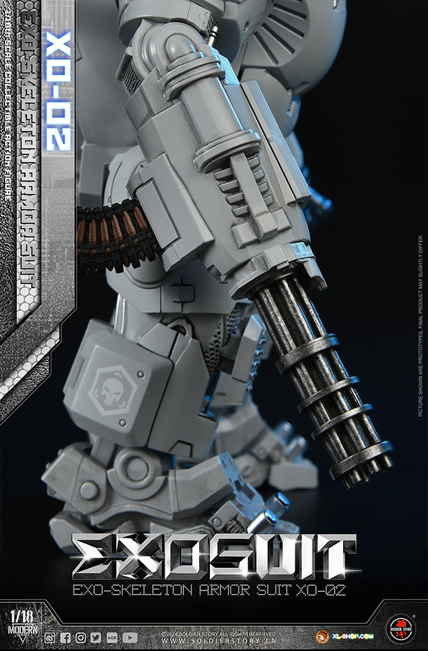Soldier Story - SSE002 - 1/18 EXO-Skeleton Armor Suit - XO-02 Action ...