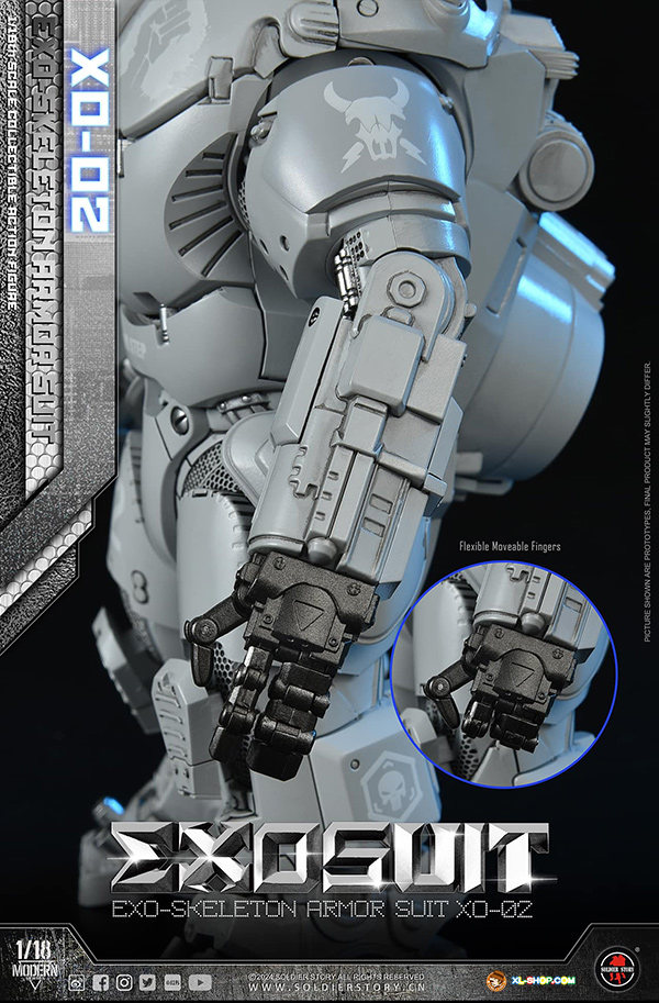 Soldier Story - SSE002 - 1/18 EXO-Skeleton Armor Suit - XO-02 Action ...