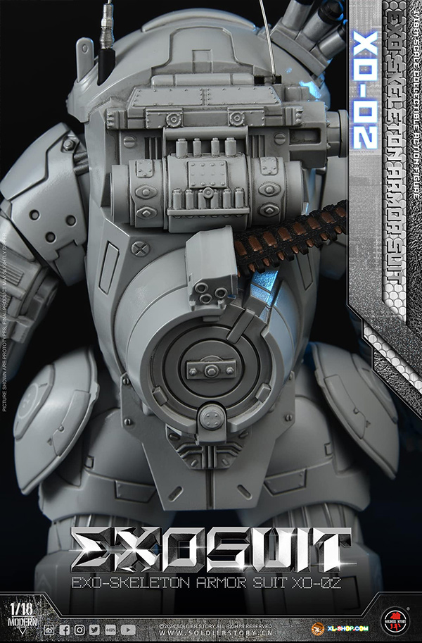 Soldier Story - SSE002 - 1/18 EXO-Skeleton Armor Suit - XO-02 Action ...