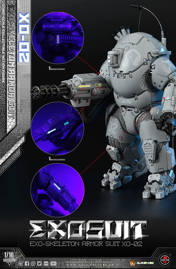 Soldier Story - SSE002 - 1/18 EXO-Skeleton Armor Suit - XO-02 Action ...