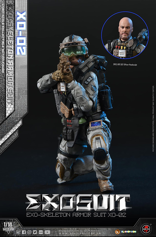 Soldier Story - SSE002 - 1/18 EXO-Skeleton Armor Suit - XO-02 Action ...