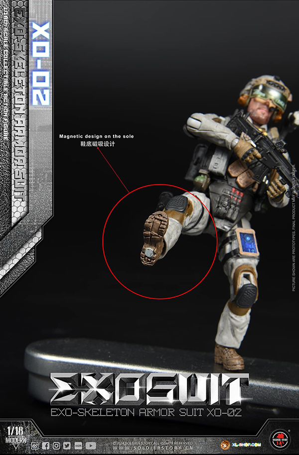Soldier Story - SSE002 - 1/18 EXO-Skeleton Armor Suit - XO-02 Action ...