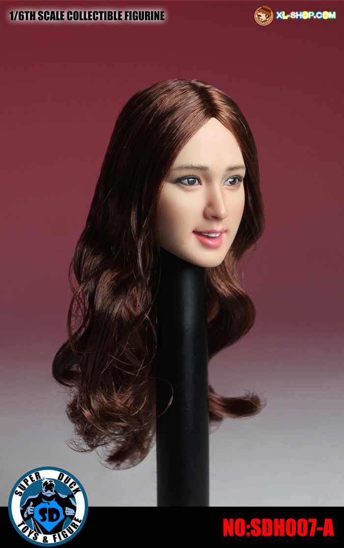 Super Duck - 1/6 Accessories - SDH007-A - Head Sculpt [Long Hair]