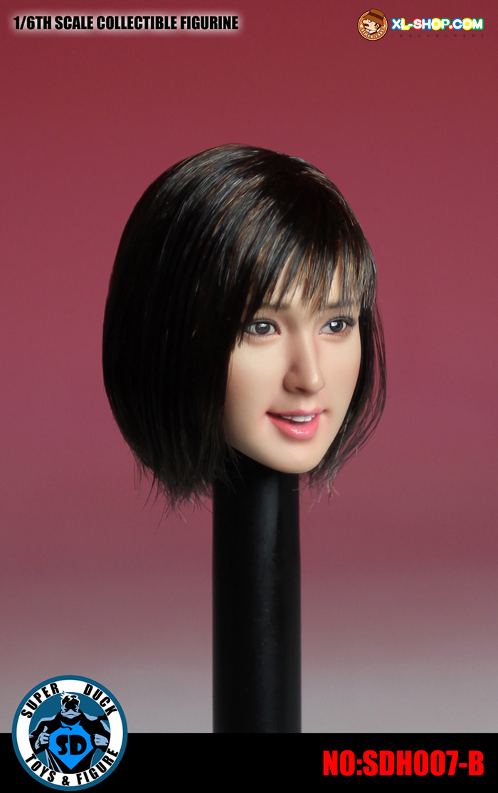 Super Duck - 1/6 Accessories - SDH007-B - Head Sculpt [Short Hair]