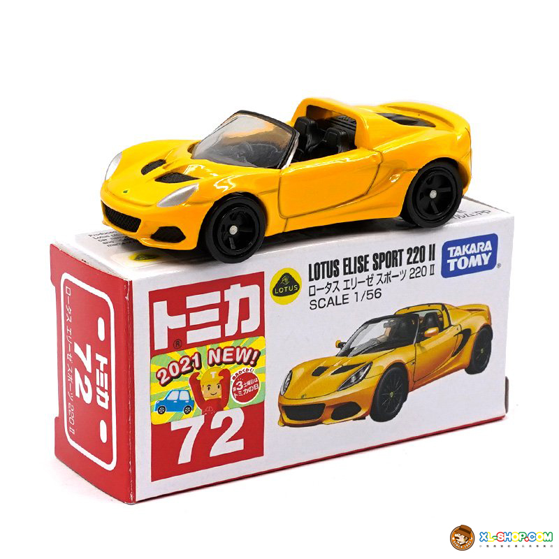Tomica - 1/56 NO.72 LOTUS ELISE SPORT 220 II (YELLOW)