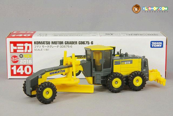 Tomica - TAKARA TOMY - Tomica No.140 - Komatsu Motor Grader GD675-6