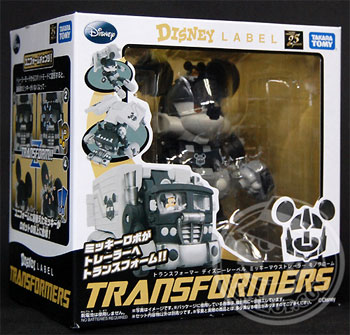 Takara Tomy - Transformers Disney Label - Mickey Mouse Trailer Monochrome