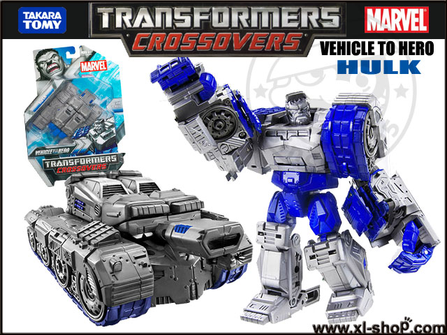 Takara - Transformers Crossovers - Vehicle to Hero - HULK