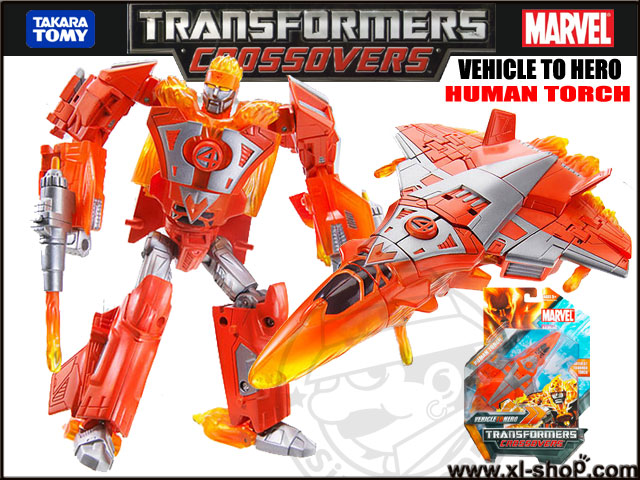 Takara - Transformers Crossovers - Vehicle to Hero - Human Torch