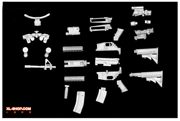 TomyTec- 1/12 Military Series - Little Armory - LA001 - M4A1 Type