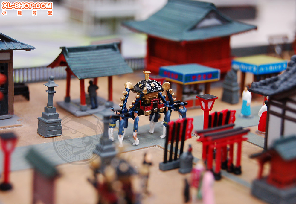 TomyTec - 1/150 Scale - Diorama Collection #115 - Shinto Shrine Set 2