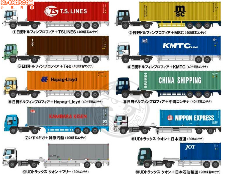 TomyTec - 1/150 Scale - The Trailer Collection Vol.6 (Box of 10)