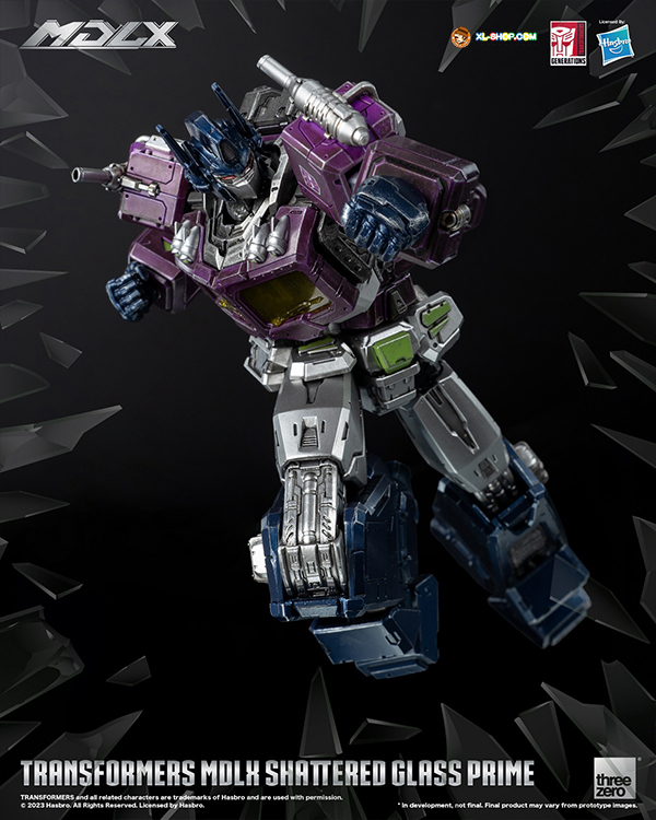 Threezero - 3Z0475 - 7'' Transformers MDLX Shattered Glass Optimus ...