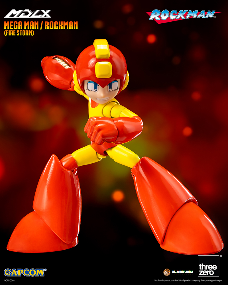 Threezero - 3Z0874 - MDLX Mega Man / Rockman (Fire Storm) (Ship Q2,2025)
