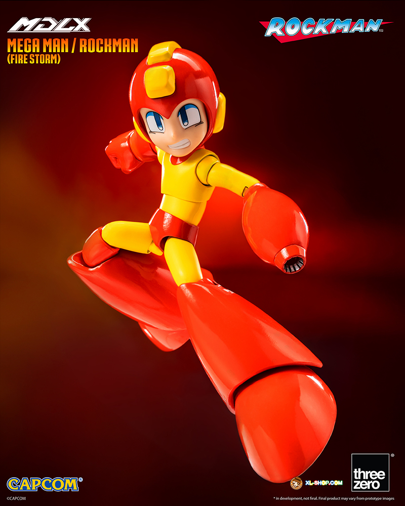 Threezero - 3Z0874 - MDLX Mega Man / Rockman (Fire Storm)