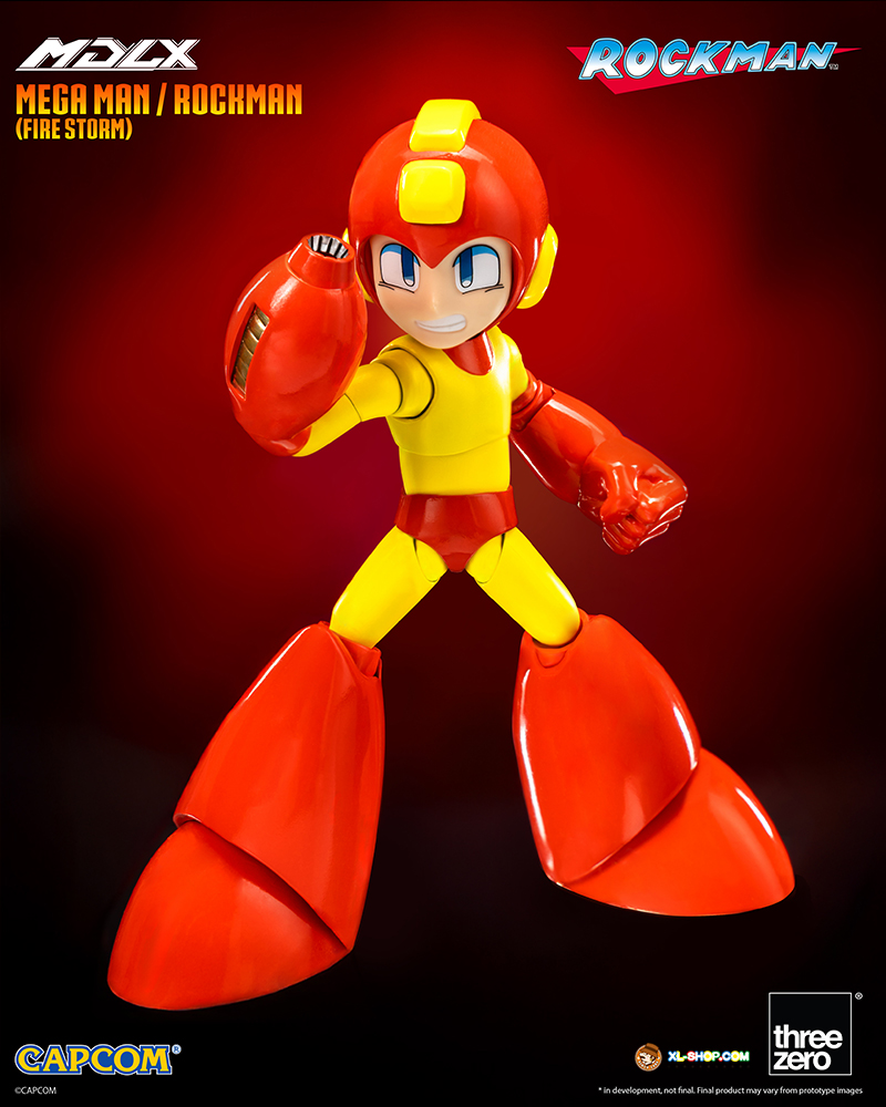 Threezero - 3Z0874 - MDLX Mega Man / Rockman (Fire Storm)