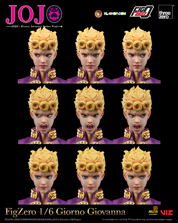 Threezero - 3Z0657 - JOJO's Bizarre Adventure: Golden Wind - FigZero 1/6 Giorno Giovanna (Ship ...
