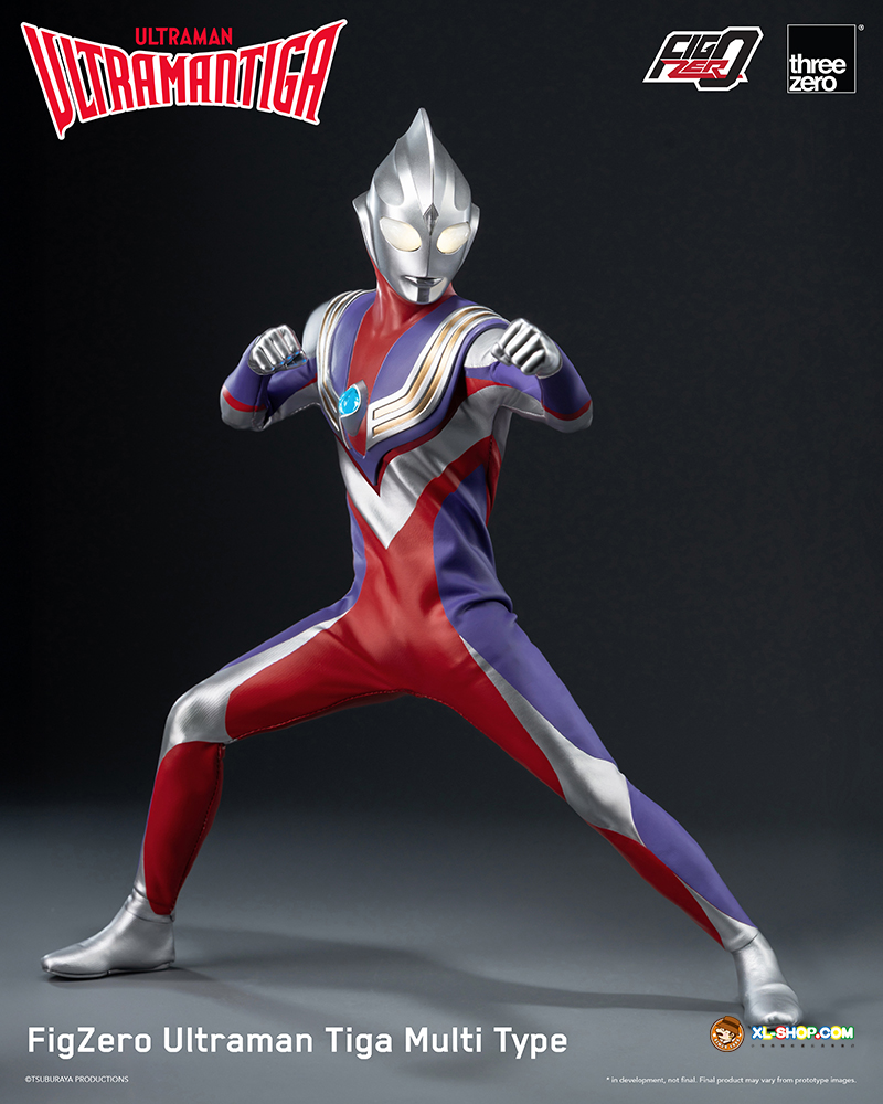 Threezero - 3Z0567 - Ultraman Tiga FigZero - Ultraman Tiga Multi Type ...