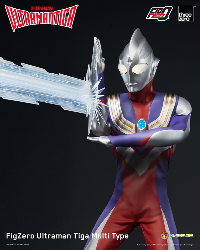 Threezero - 3Z0567 - Ultraman Tiga FigZero - Ultraman Tiga Multi Type ...