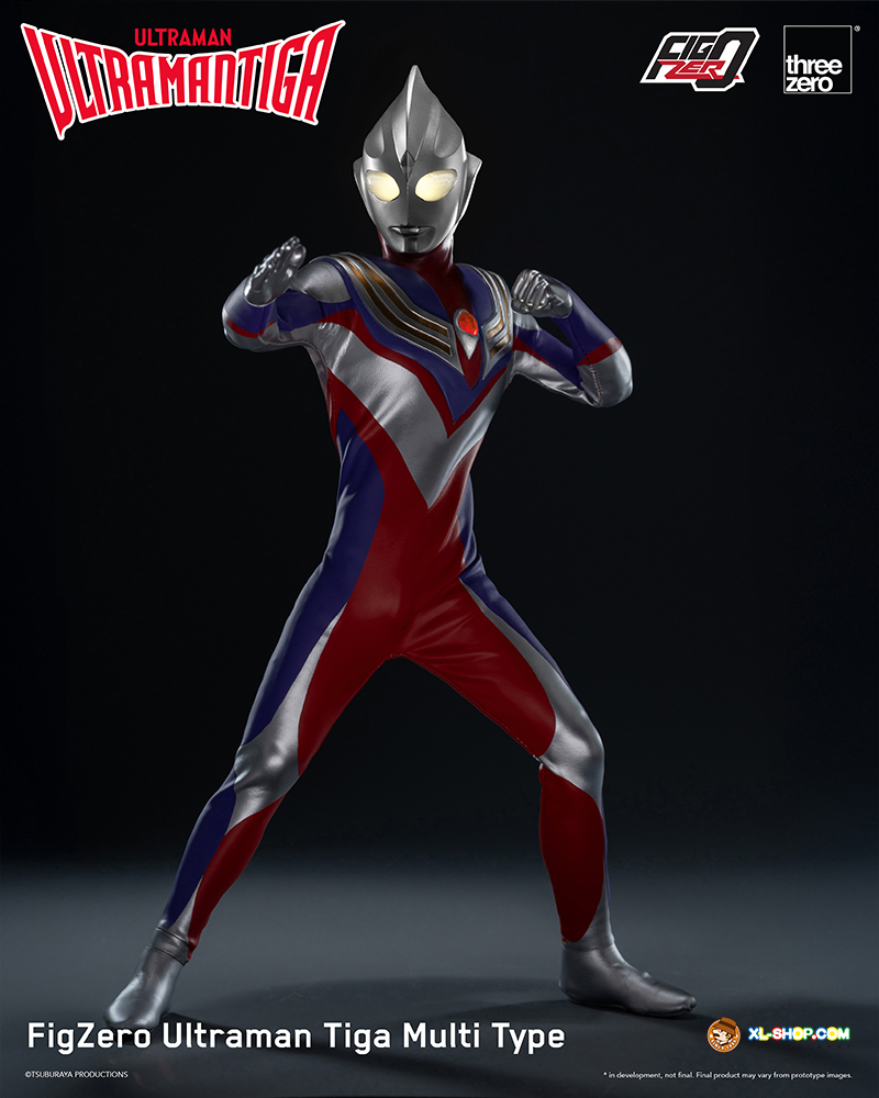 Threezero - 3Z0567 - Ultraman Tiga FigZero - Ultraman Tiga Multi Type ...