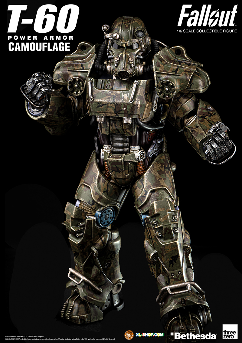 Threezero - 3Z0178 - 1/6 Fallout : T‐60 Camouflage Power Armor