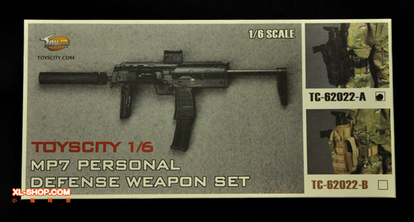 Toys City - 1/6 Accessories - MP7 Personal Defence Weapon Set [Black ...