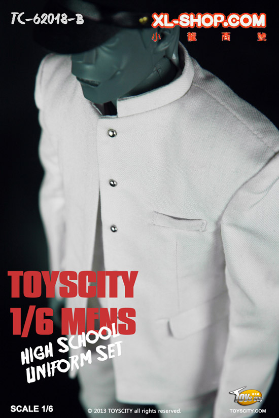 Toys City - 1/6 Accessories - Mens High School Uniform Set [White Ver.]
