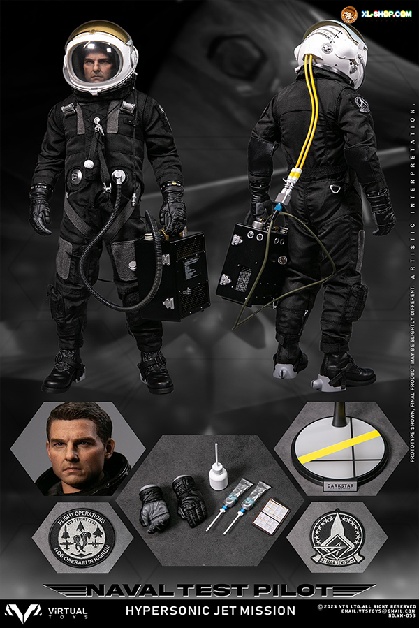 VTS TOYS - VM-053 - 1/6 Hypersonic Jet Mission Naval Test Pilot (Ship ...