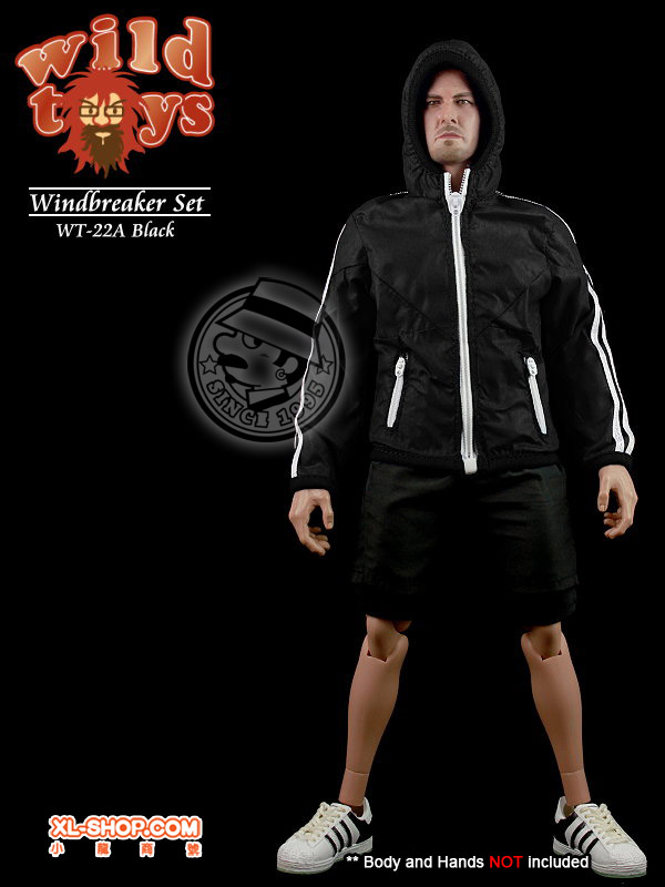 Wild Toys - WT-22A - 1/6 Accessories - Windbreaker Set [Black]