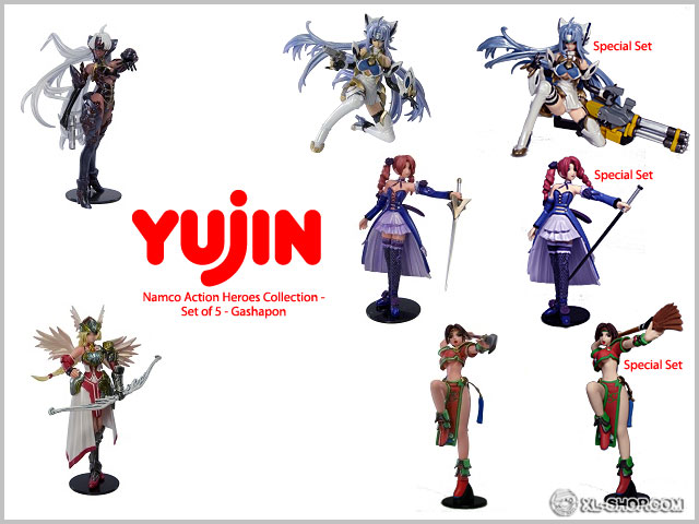 Yujin - Namco Action Heroes Collection (Set of 5) Gashapon