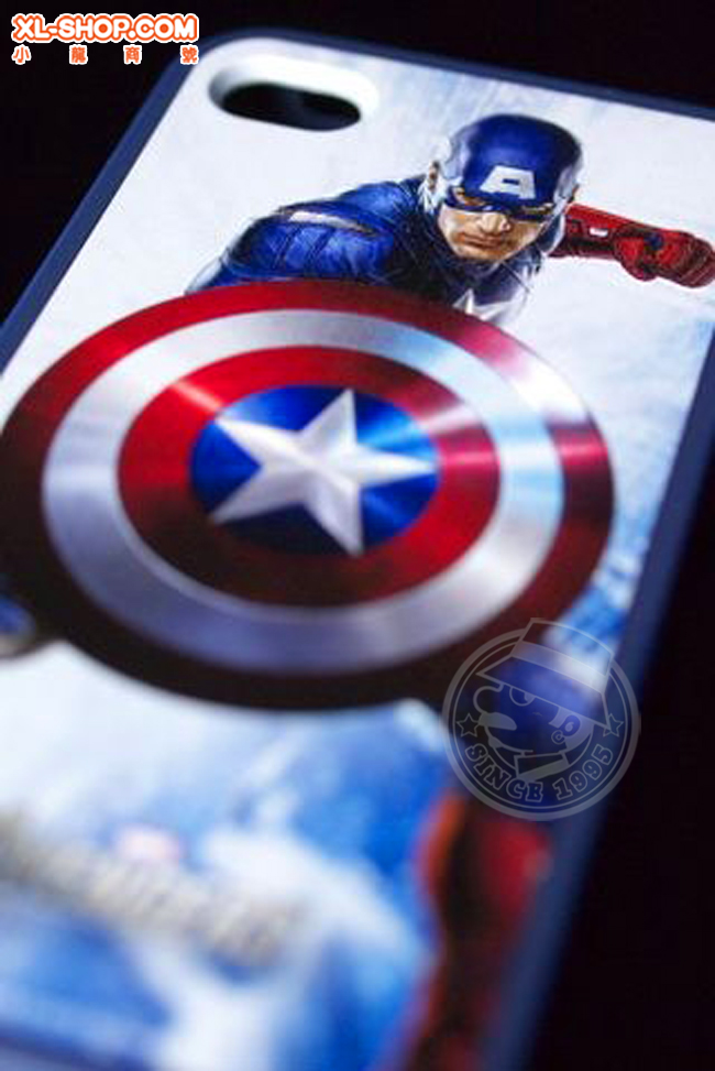 Kidslogic - i-phone 4/4S case - Avengers - Captain America (Style B)