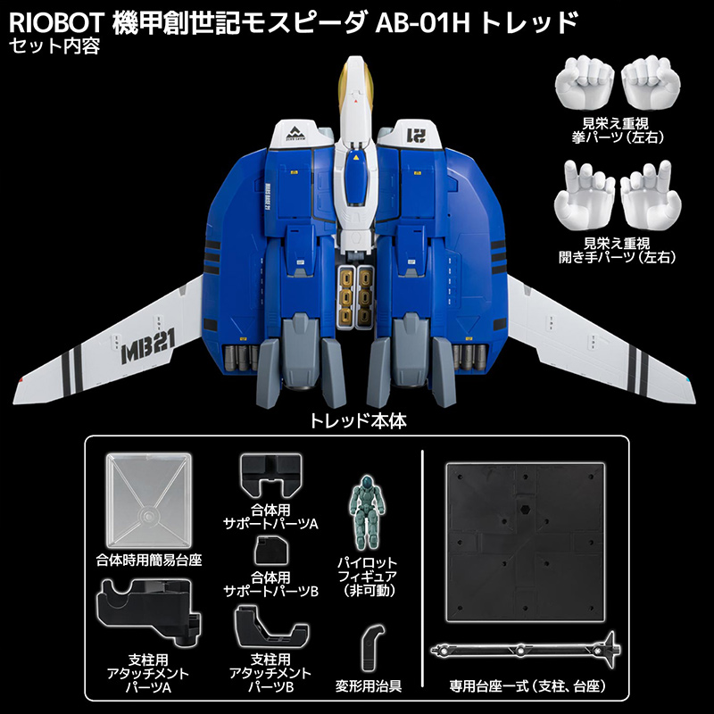 Sentinel - 46416 - RIOBOT - Genesis Climber Mospeada - 1/48 AB-01H Tread