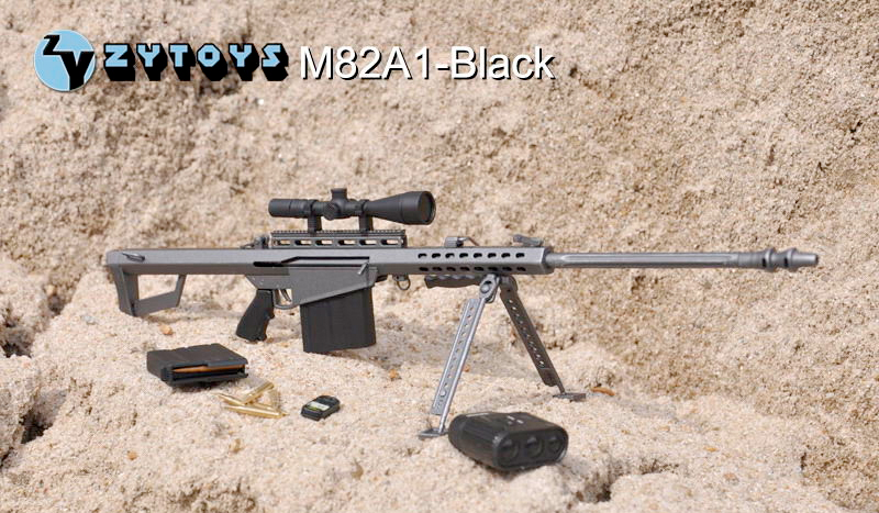 ZY Toys - 1/6 Barrett Sniper Rifle - M82A1 (BLACK)