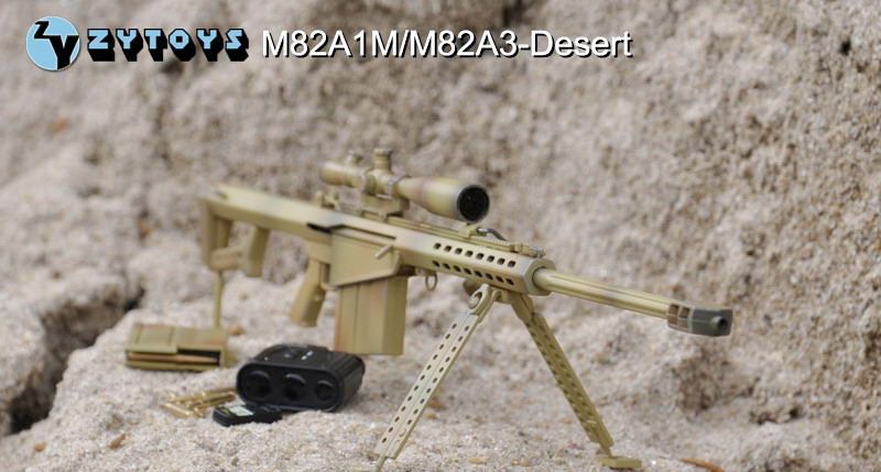 ZY Toys - 1/6 Barrett Sniper Rifle - M82A1 DESERT